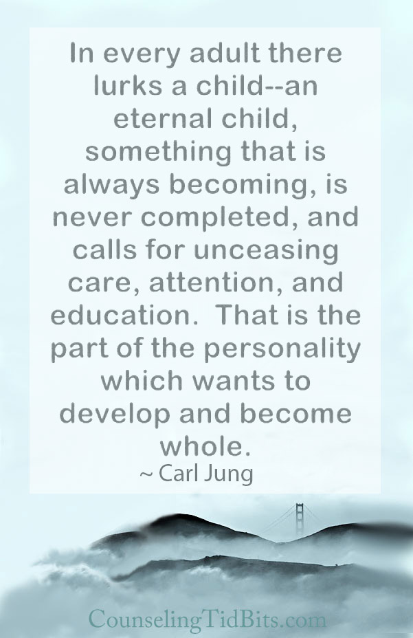Even Carl Jung Knows of the Inner Child! | Counseling TidBits